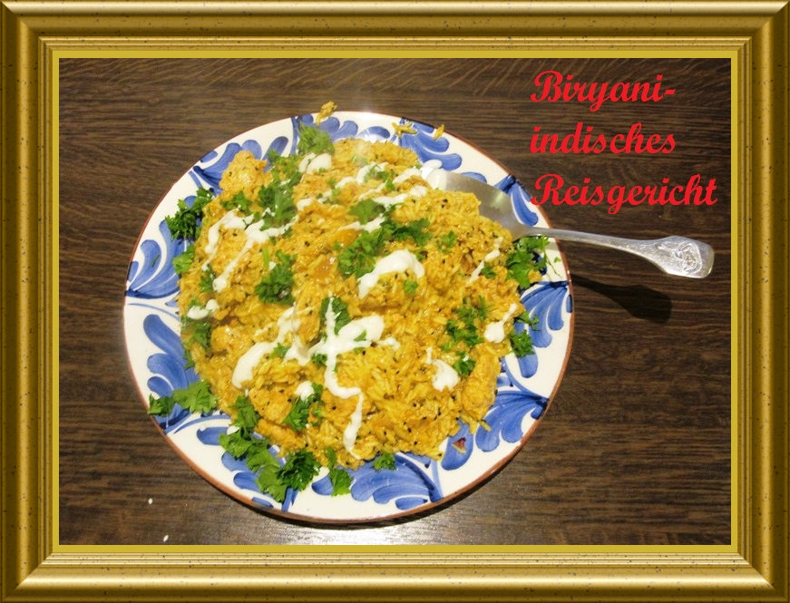 Biryani- indisches Reisgericht